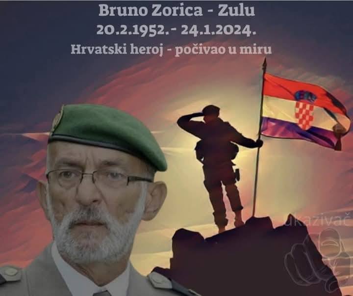 IN MEMORIAM General Bruno Zorica-Zulu (20.02.1952. – 24.01.2024 ...