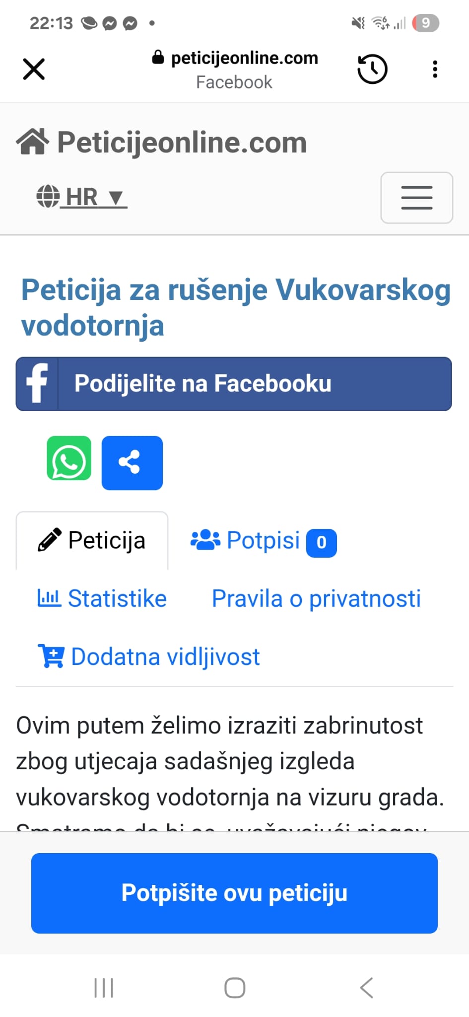 Pojavila se peticija za rušenje vukovarskog Vodotornja: Nevjerojatno u ...